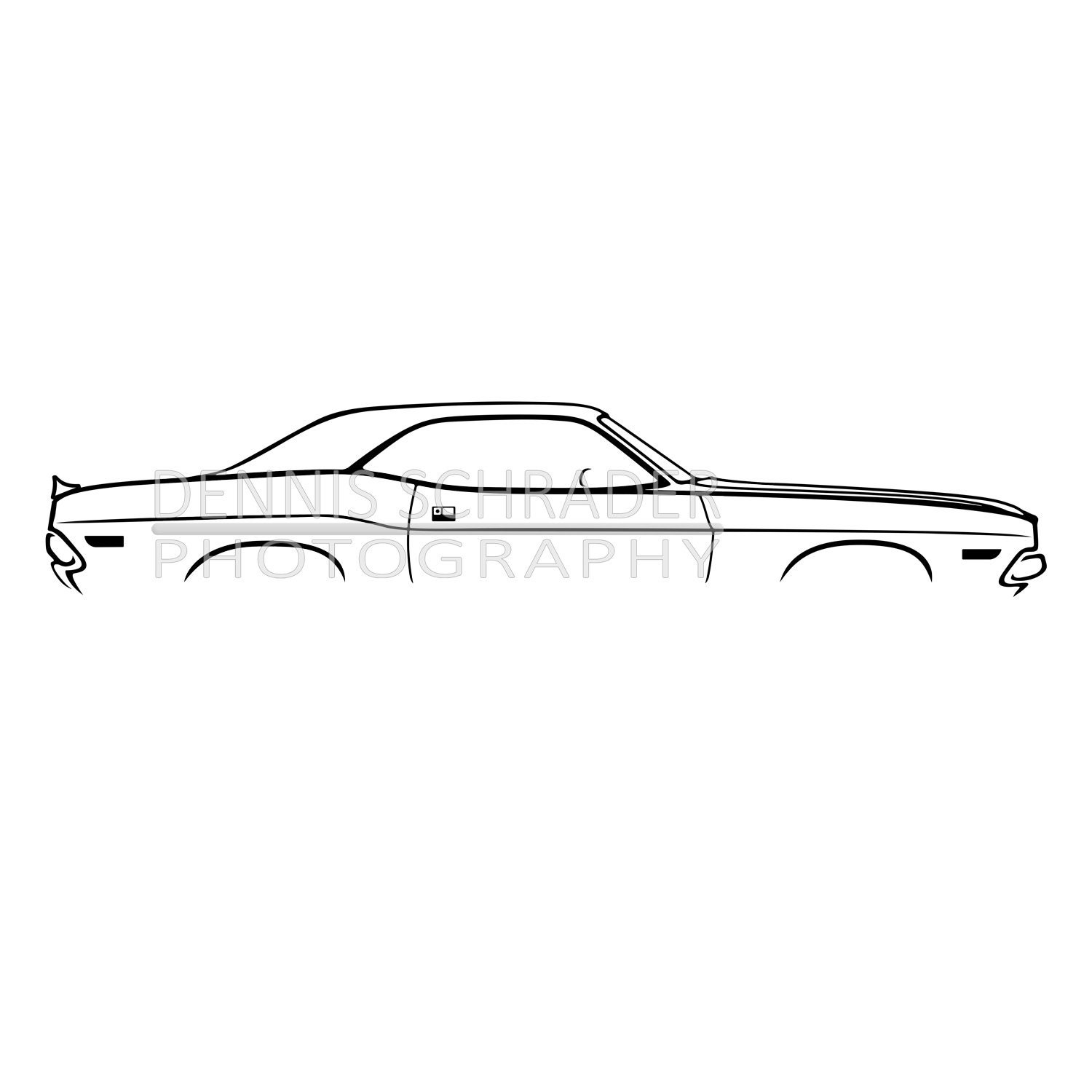 Car svg eps png jpg Dodge Challenger T/A svg Illustration Car | Etsy