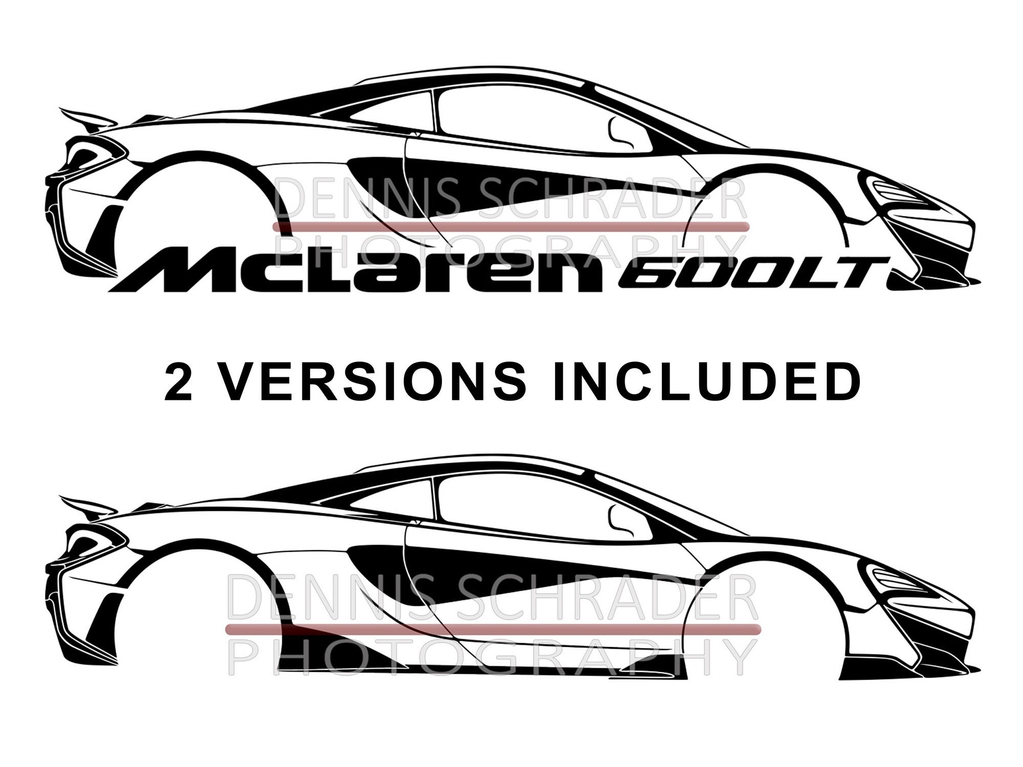 Car svg eps png jpg Mclaren 600LT svg Illustration Car Vector | Etsy