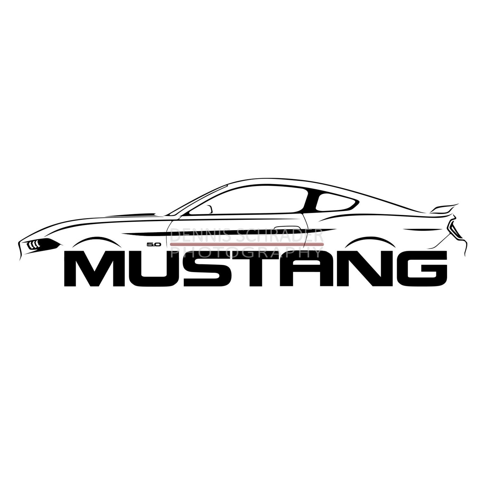 Car svg eps png jpg S550 2019 Ford Mustang 5.0 svg | Etsy