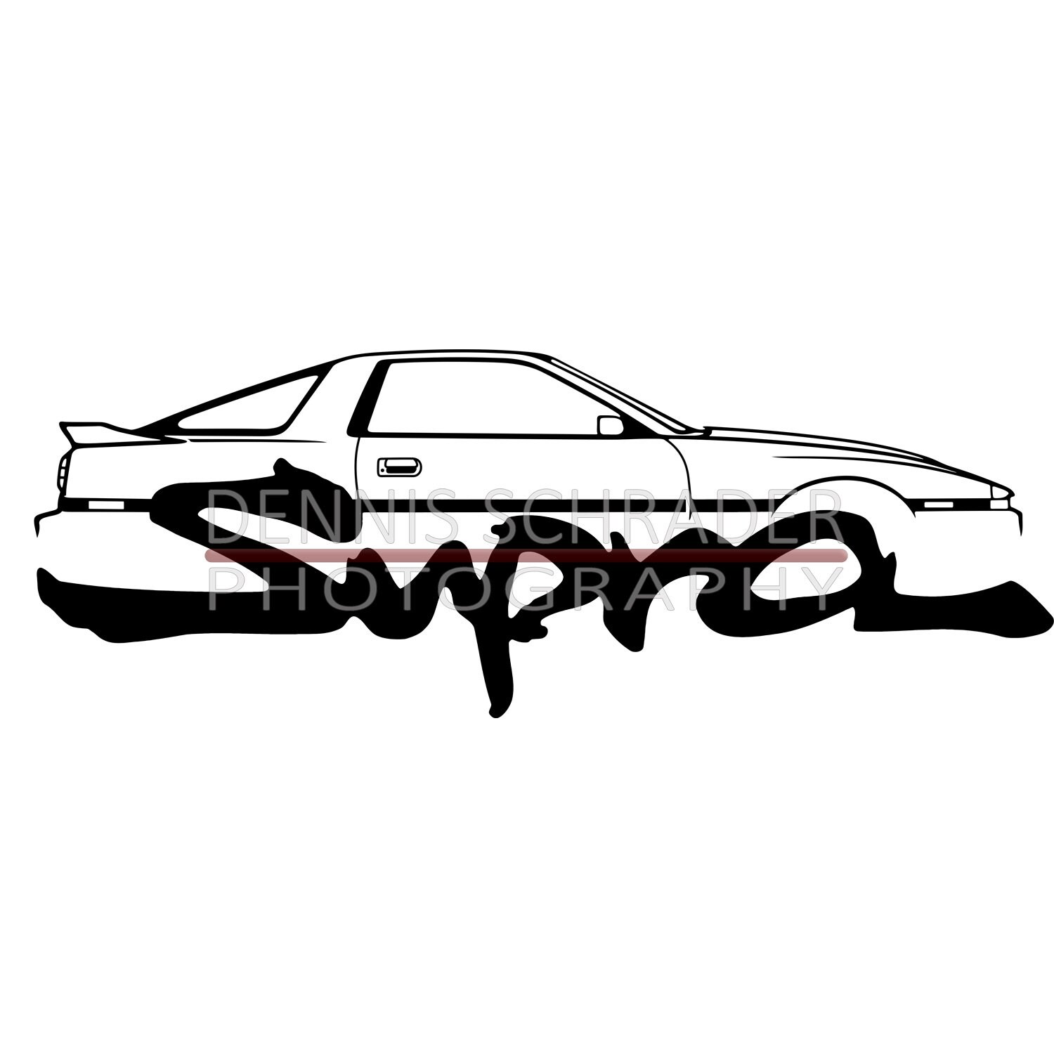 Car svg eps png jpg Toyota Supra svg Illustration Car Vector | Etsy