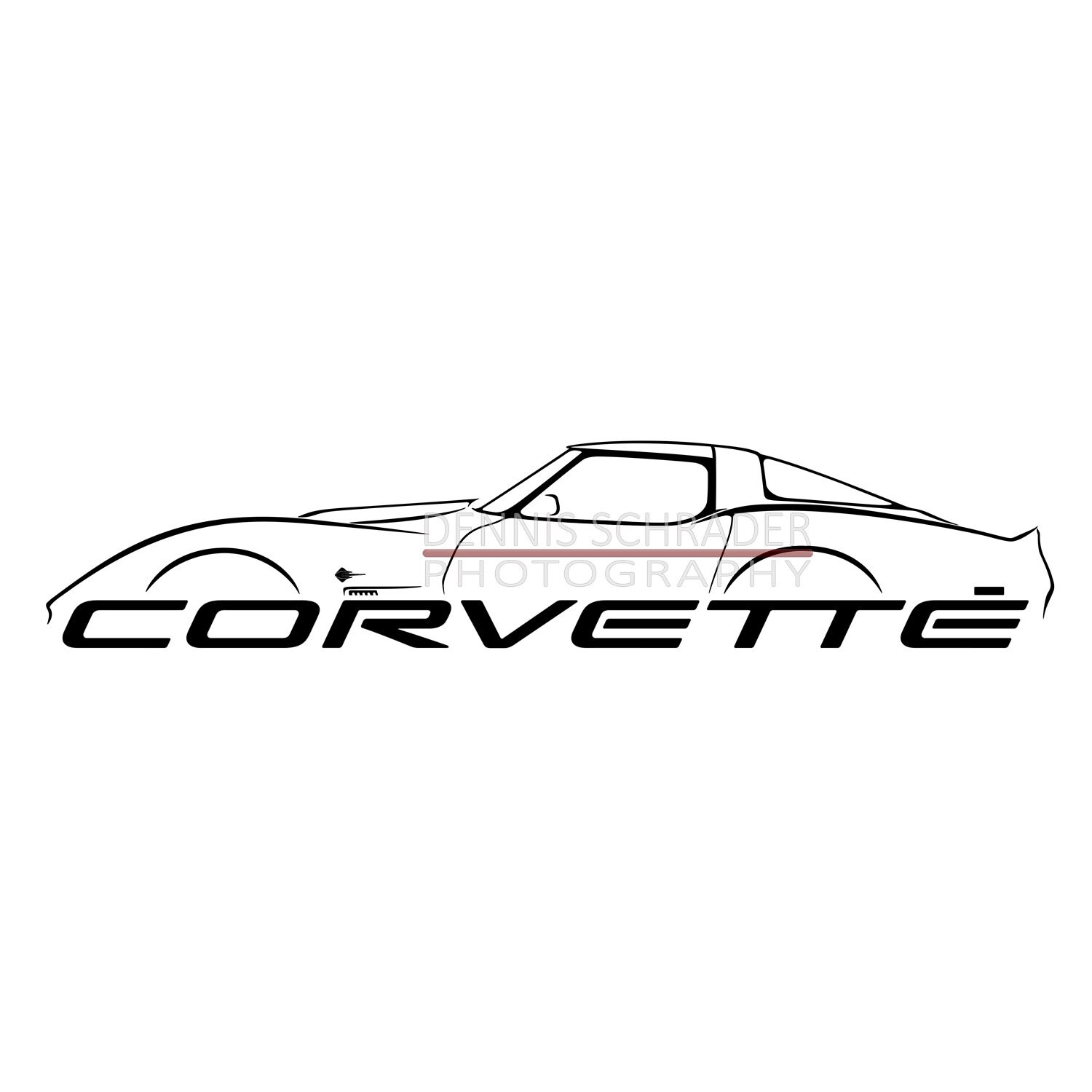 Car svg eps png jpg C3 80 Chevy Corvette svg Illustration Car | Etsy