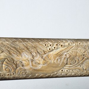 Swordfish Bill Real Marlin Bone Carved Dolphin Model Engraved ...