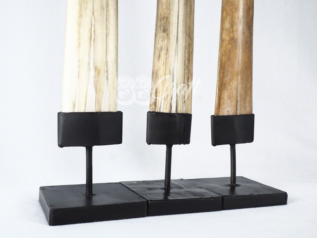 3pcs Swordfish Bill Real Marlin Bone Carved Bundle Plain Model Engraved ...