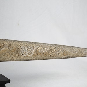 Swordfish Bill Real Marlin Bone Carved Dolphin Model Engraved ...