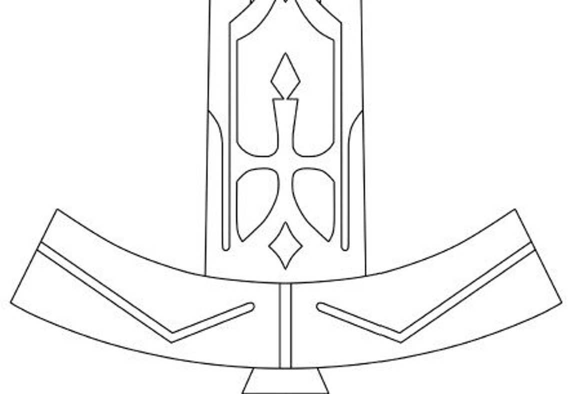 Fate Saber Excalibur Digital Blueprint - Etsy