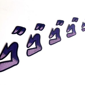 Menacing Sound Kanji Katakana Symbol Embroidered Iron-on - Etsy