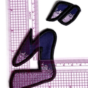 Menacing Sound Kanji Katakana Symbol Embroidered Iron-on Patches - Etsy