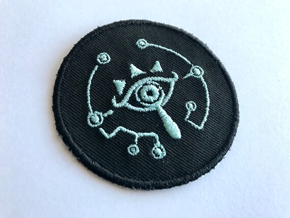 Blue Circle Eye Symbol Embroidered Patch - Etsy