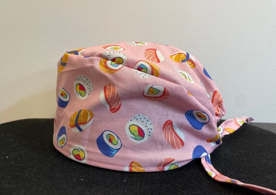 Cotton Scrub Cap Sushi Rolls - Etsy