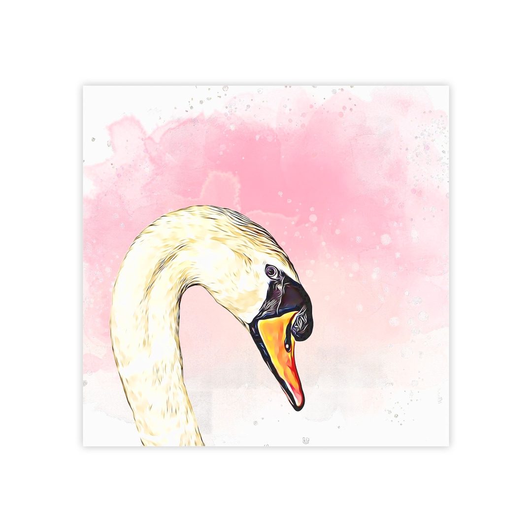 Swan Note Pad, Swan Sticky Note, Swan Gift, School Supplies, Office ...