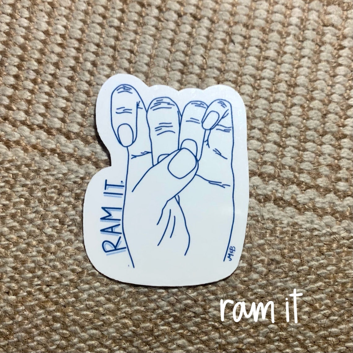 Blue Mountain Sticker | Bmc Toppers | College | Waterproof Stickers - Etsy