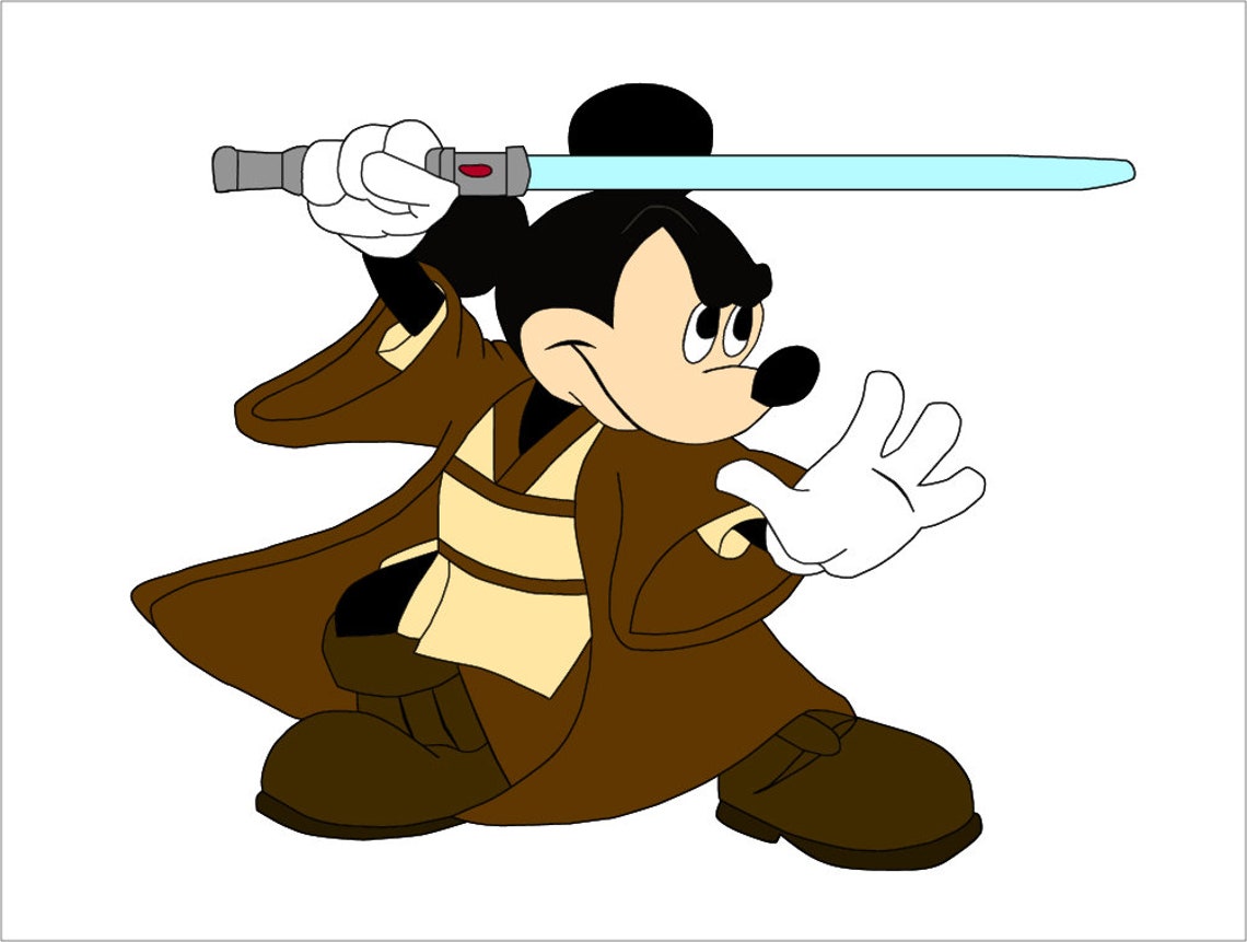 Jedi, Mickey Yodalorian, Svg, Yodamickey Svg, Stitch Silhouette, Mickey ...