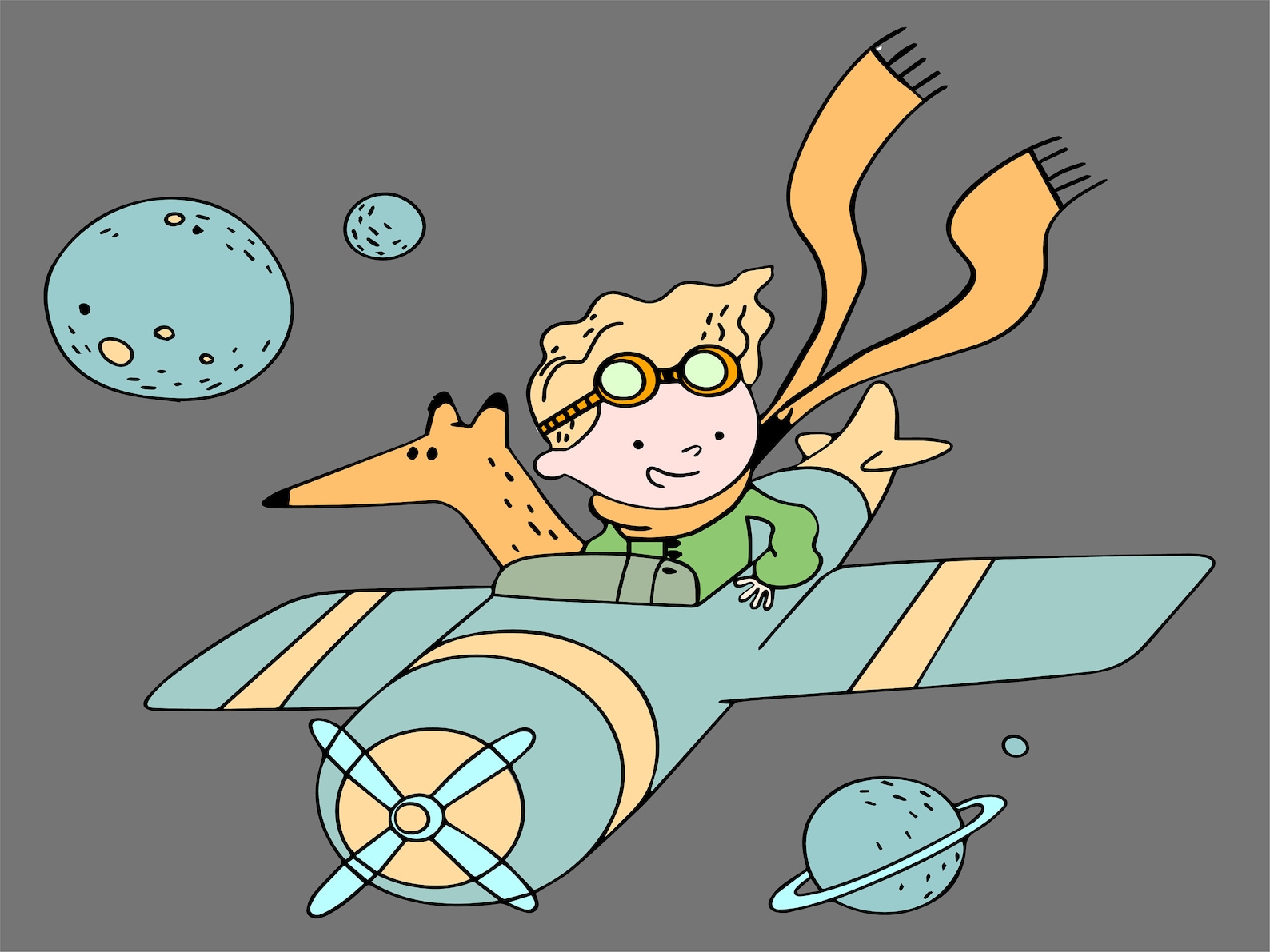 The Little Prince, the Little Prince Poster Svg, the Little Prince ...