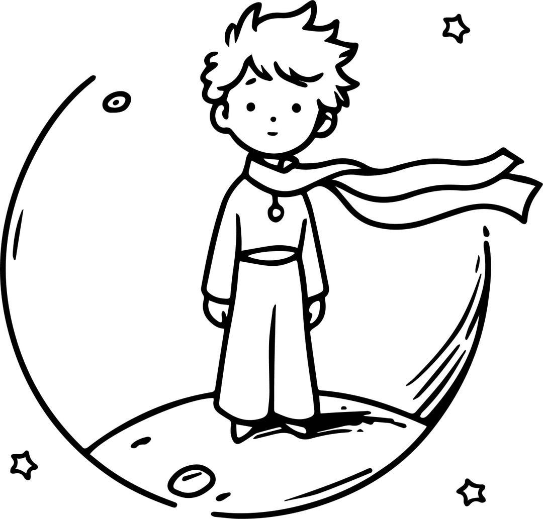 The Little Prince, the Little Prince Poster Svg, the Little Prince ...
