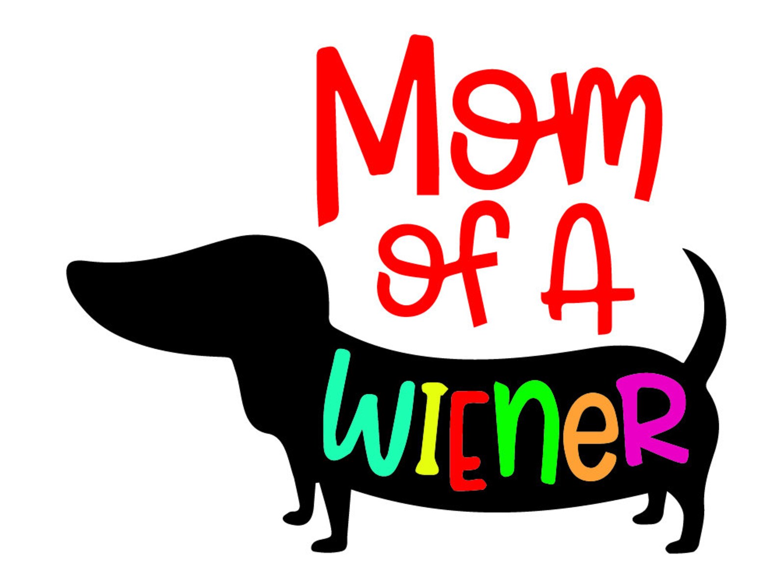 Weiner SVG, Weiner Dog, Layered Cut File, Cutting File, Animal Vector ...