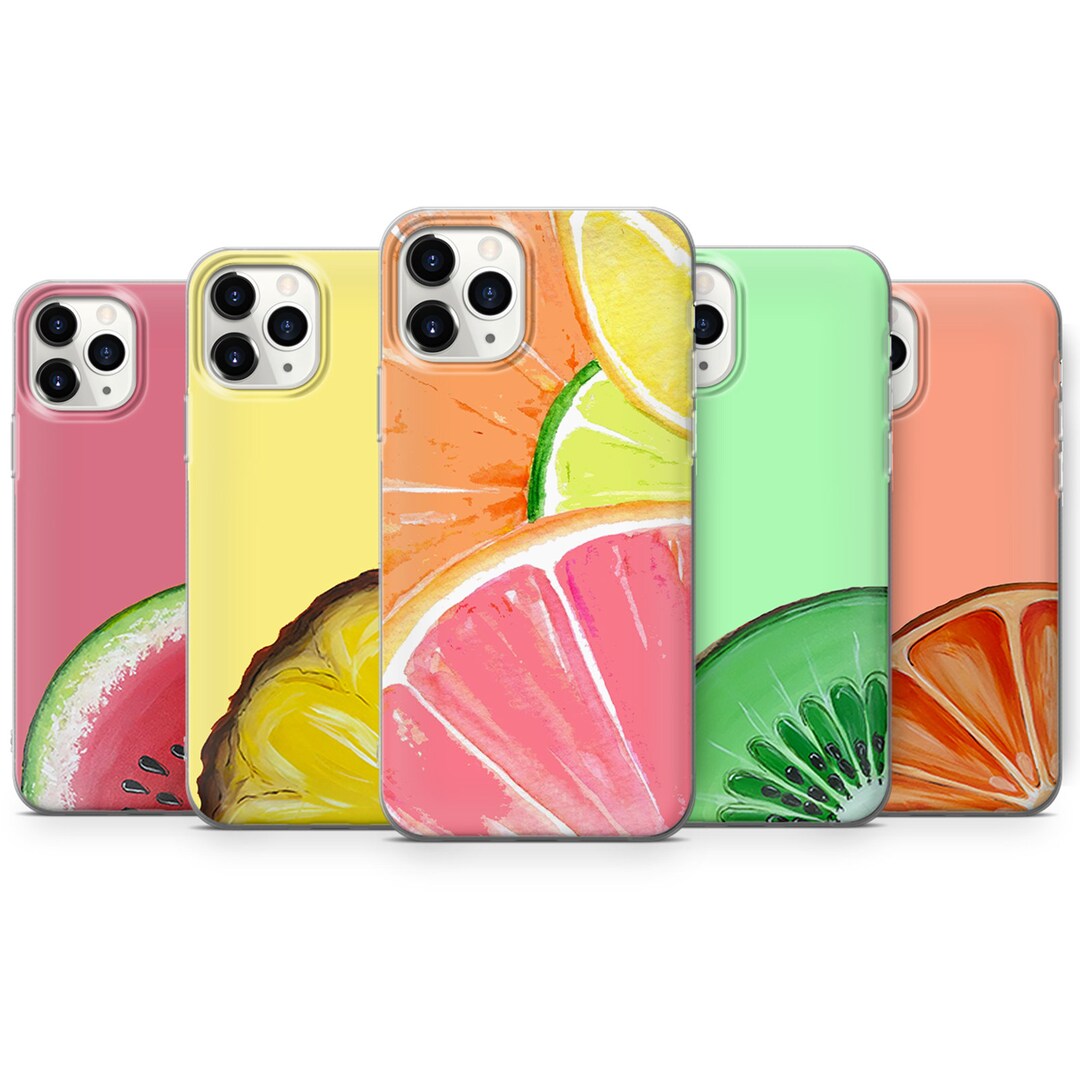 Fruits Phone Case, Art, Cover for iPhone 7, 8, XS, XR, 11 Pro & Samsung ...