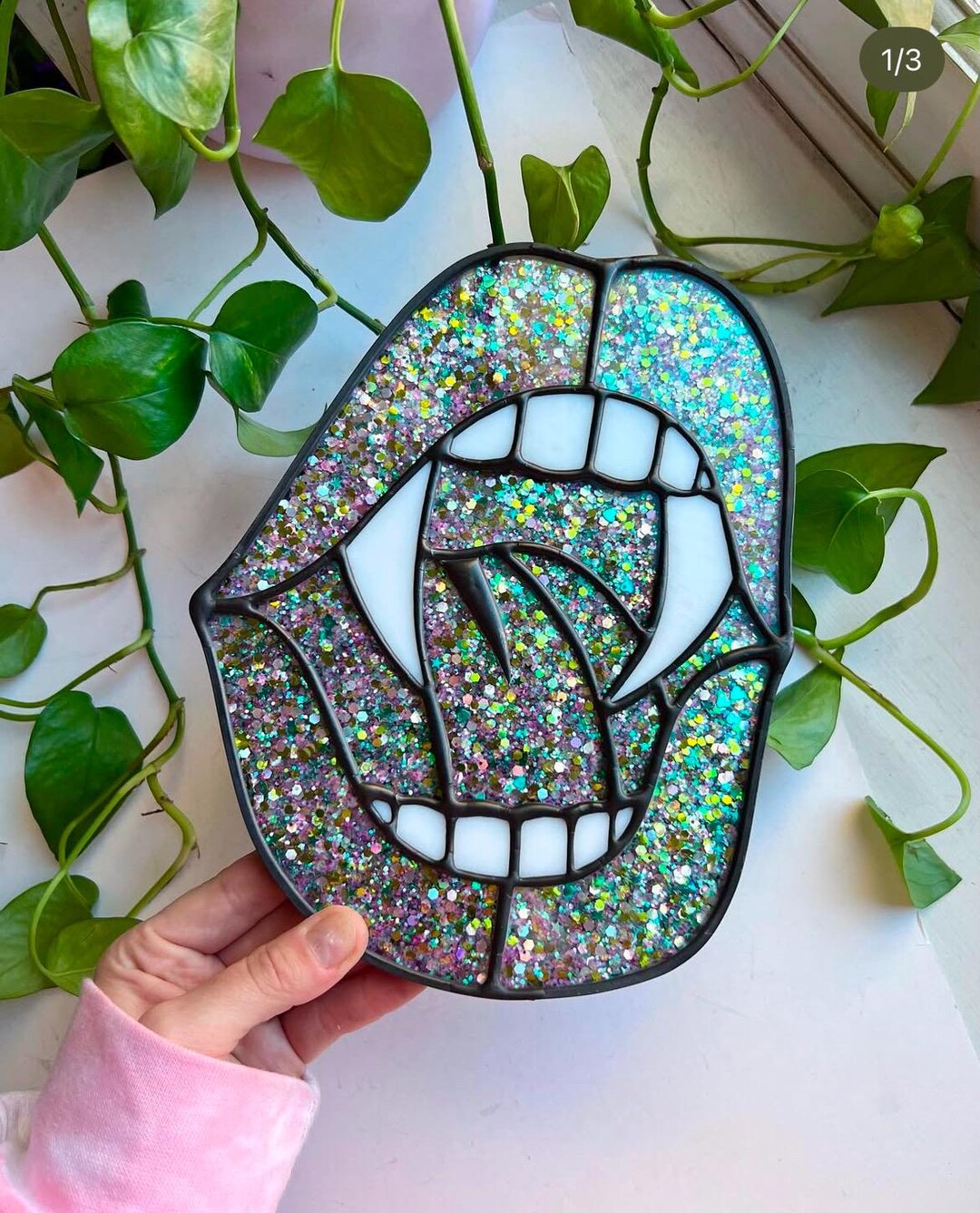 PRE-ORDER* Giant Glitter Vampire Teeth - Etsy