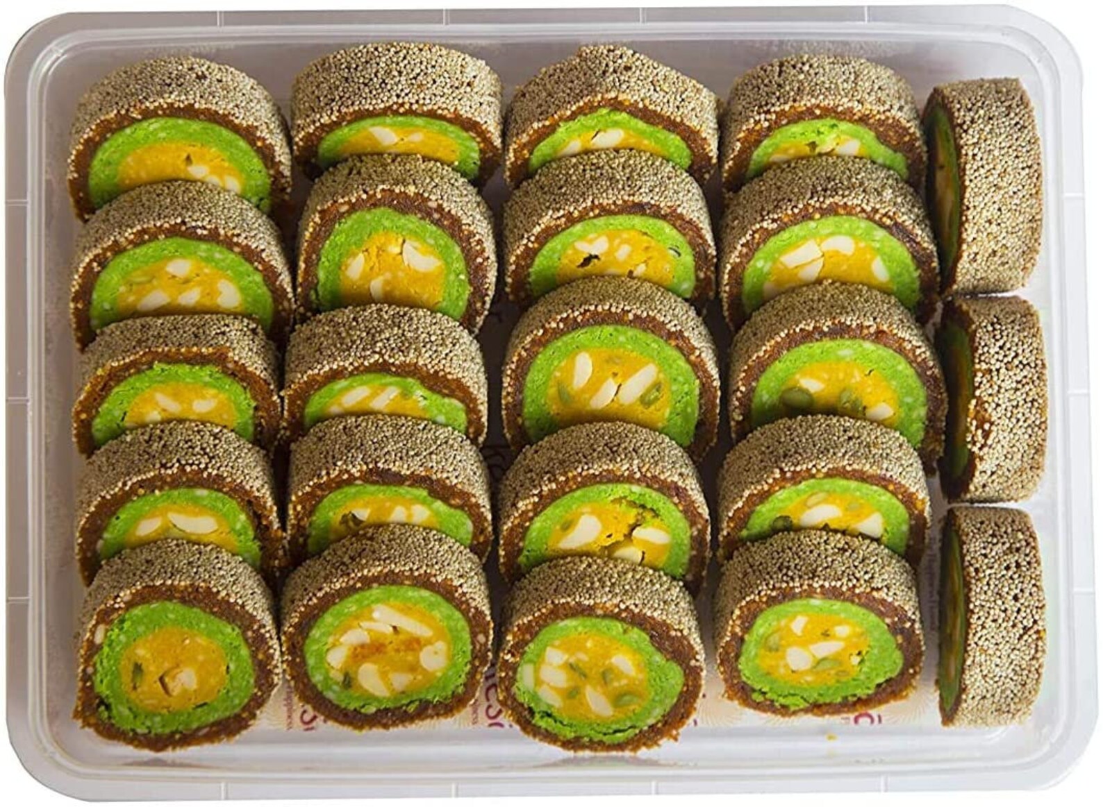Kaju Anjeer Roll / Chakra with Pista 400 gm Ready to Eat | Etsy
