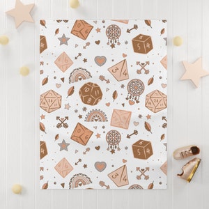 Dnd Baby Blanket | Dungeons and Dragons | Nursery Throw | Fairy Tale ...