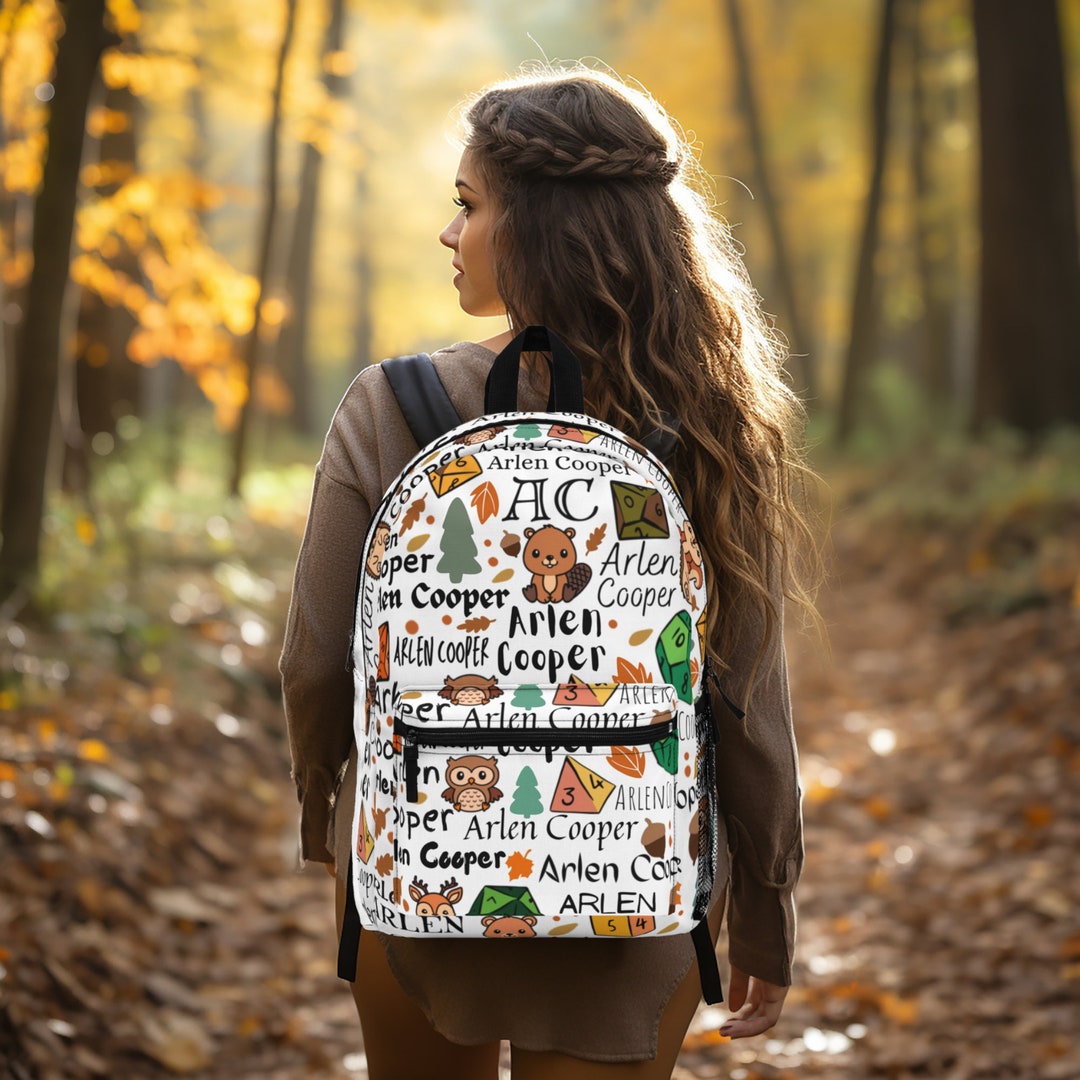 Personalized Dnd Backpack, Name, Custom Dungeon Master Bag, Adventure ...