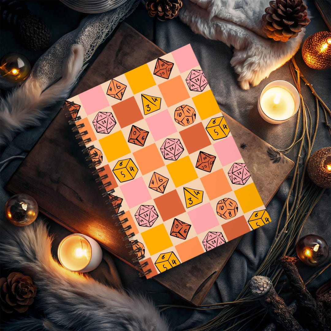 Dnd Spiral Notebook | Gamer RPG Campaign Journal - Etsy