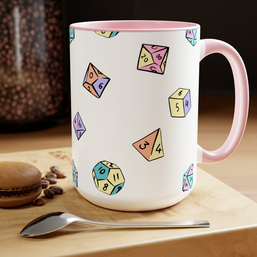 Dnd Mug Dice Mug Dungeon Master Gift Player Gift Gamer Gift 15oz Mug ...