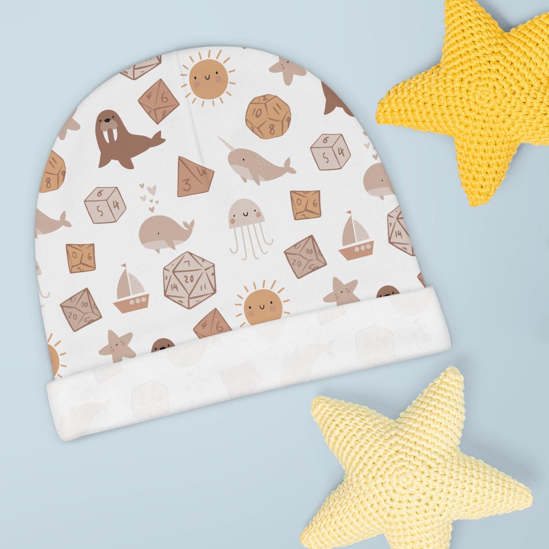 Dnd Baby Beanie | Fantasy Themed Baby Hat | Roleplay Game | Infant ...