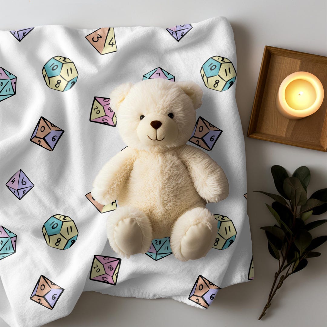Dnd Baby Blanket | Dungeons and Dragons | Nursery Throw | Fairy Tale ...