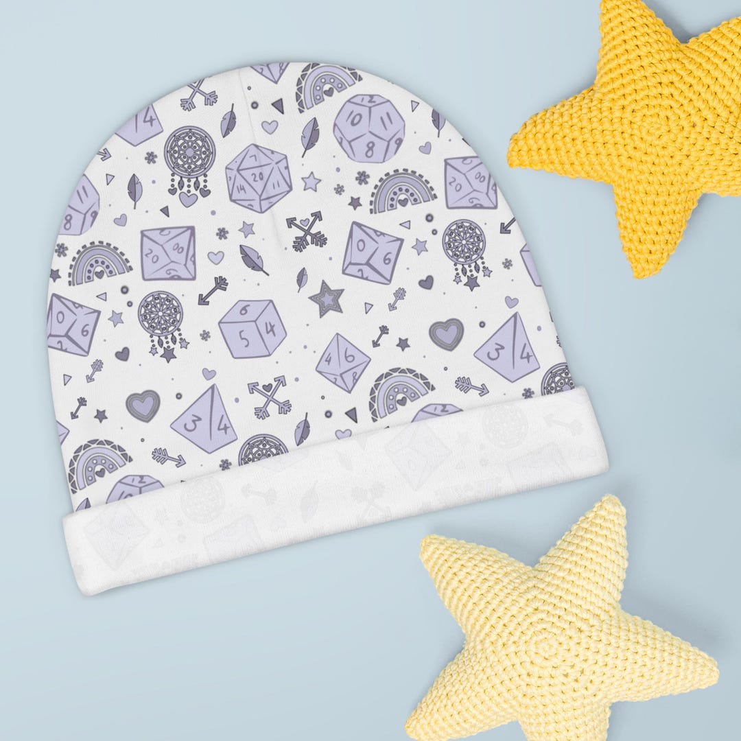 Dnd Baby Beanie | Fantasy Themed Baby Hat | Roleplay Game | Infant ...