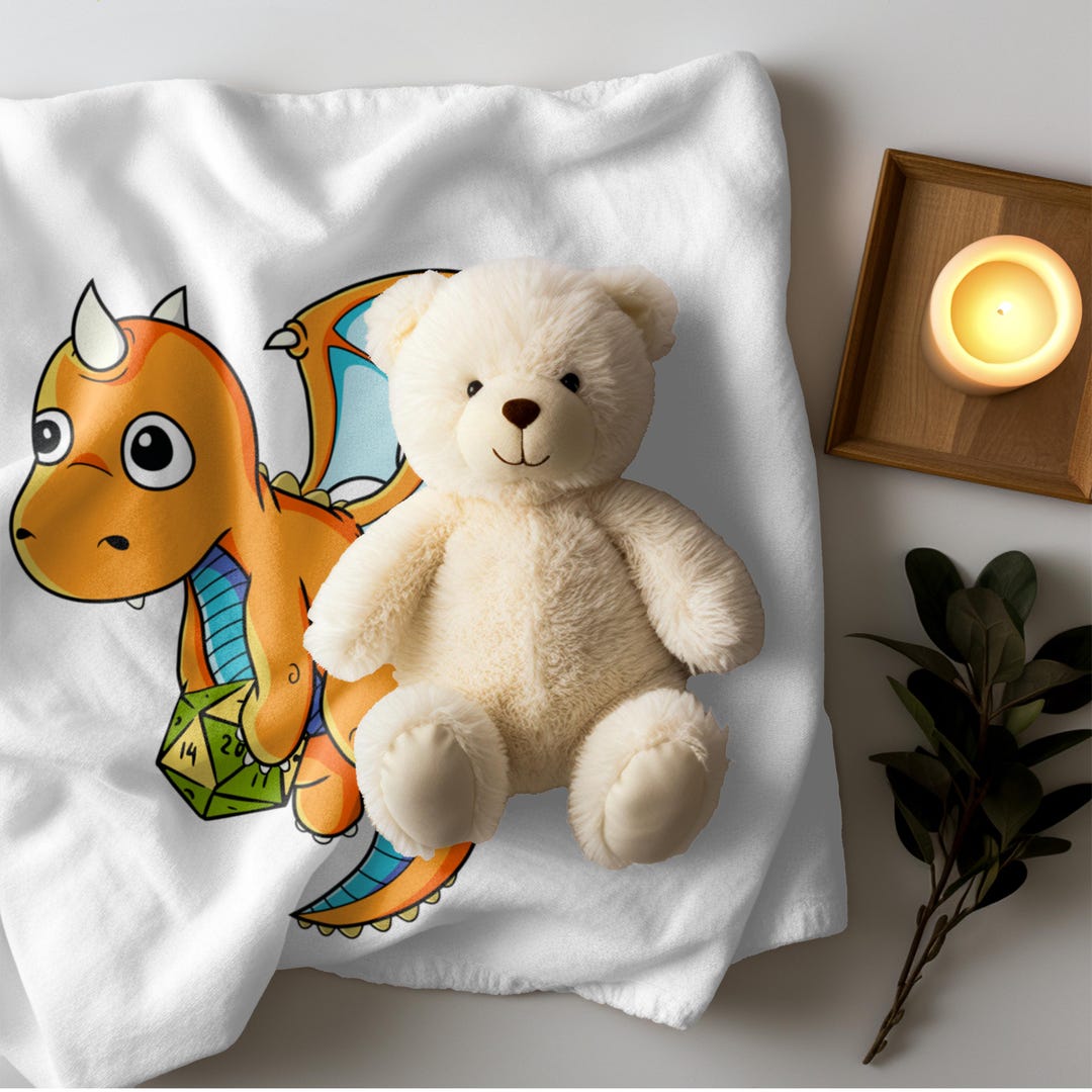 Dnd Baby Blanket | Baby Shower Gift | Dungeon Master | Dungeons and ...