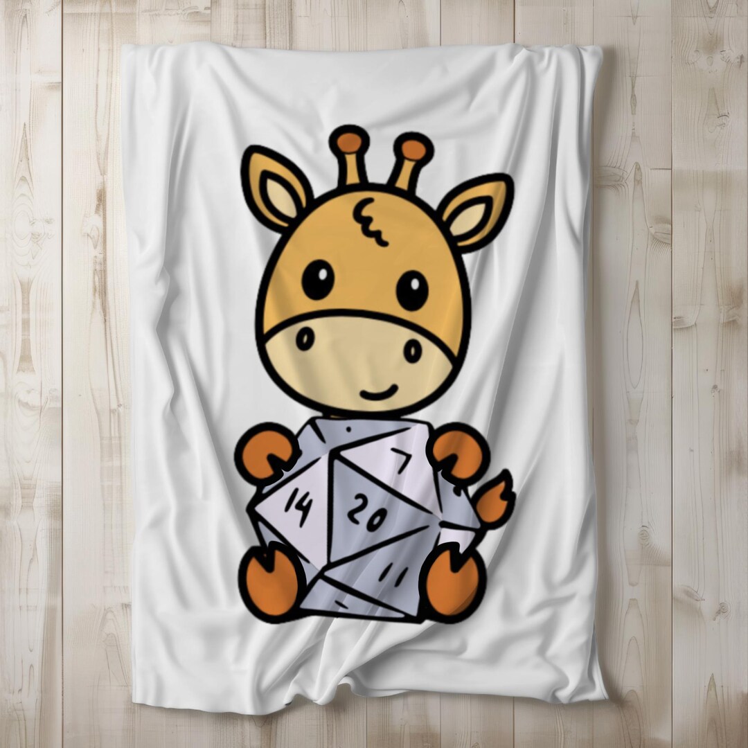 Dnd Baby Blanket | Nursery | Unisex | Giraffe | Shower | Gift ...