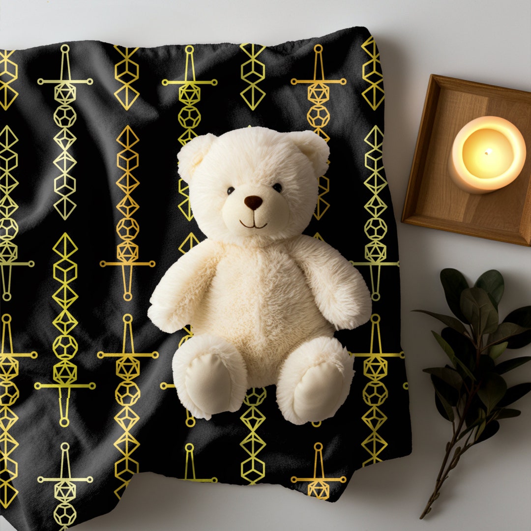 Dnd Baby Blanket | Dungeons and Dragons | Nursery Throw | Fairy Tale ...