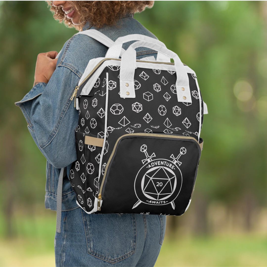 Dnd Diaper Bag, Backpack, Baby Shower Gift, Boy Girl Unisex, Dungeons ...