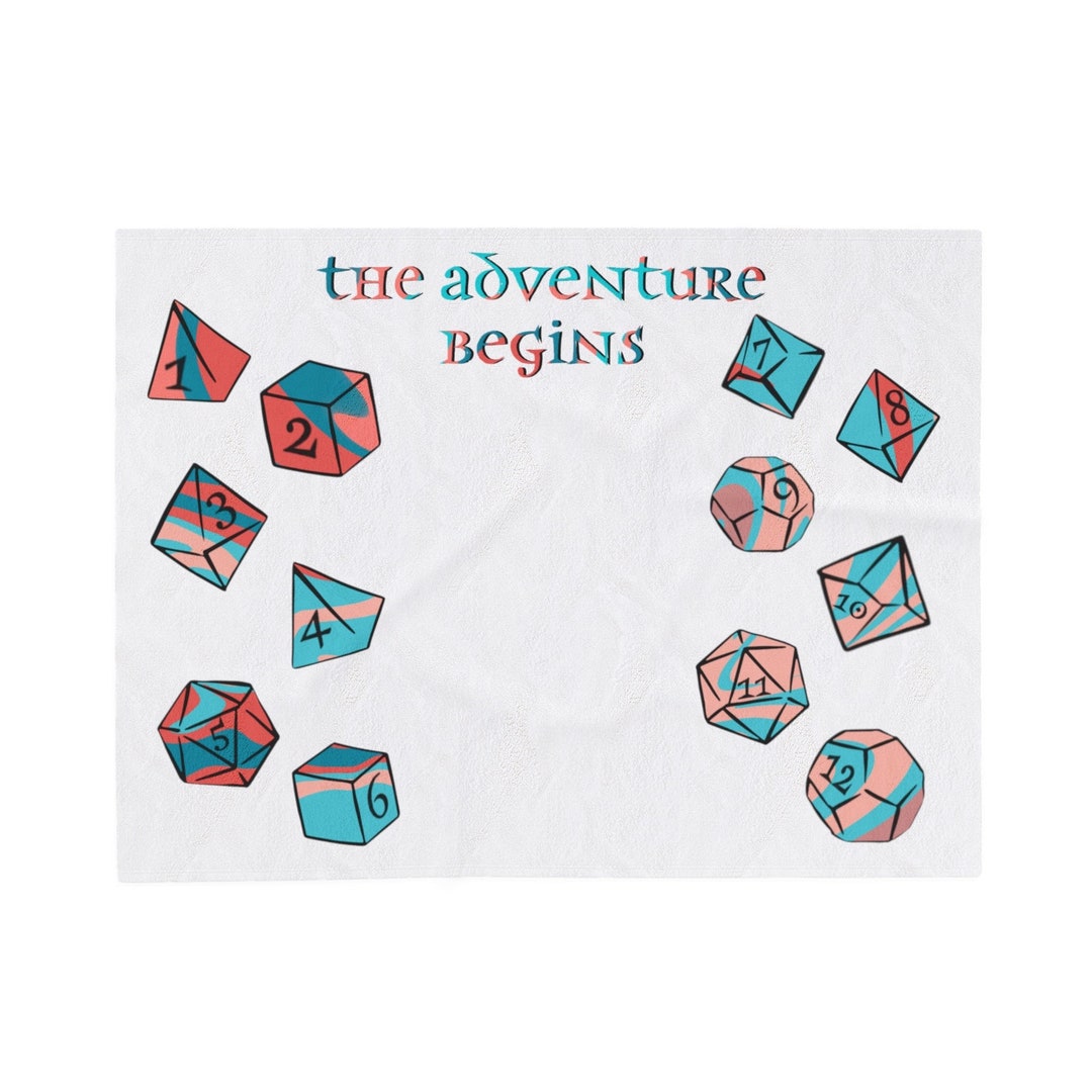 Dnd Milestone Blanket | Dnd Baby Blanket | Milestone Blanket | Baby ...