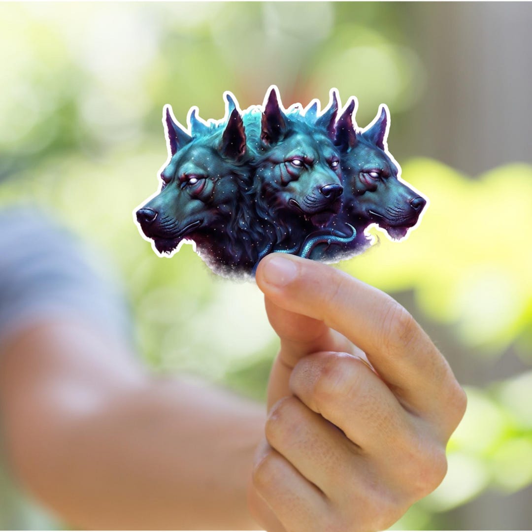 Dnd Sticker | Cerberus | Fantasy RPG | Dungeon Master Gift | Accessory ...