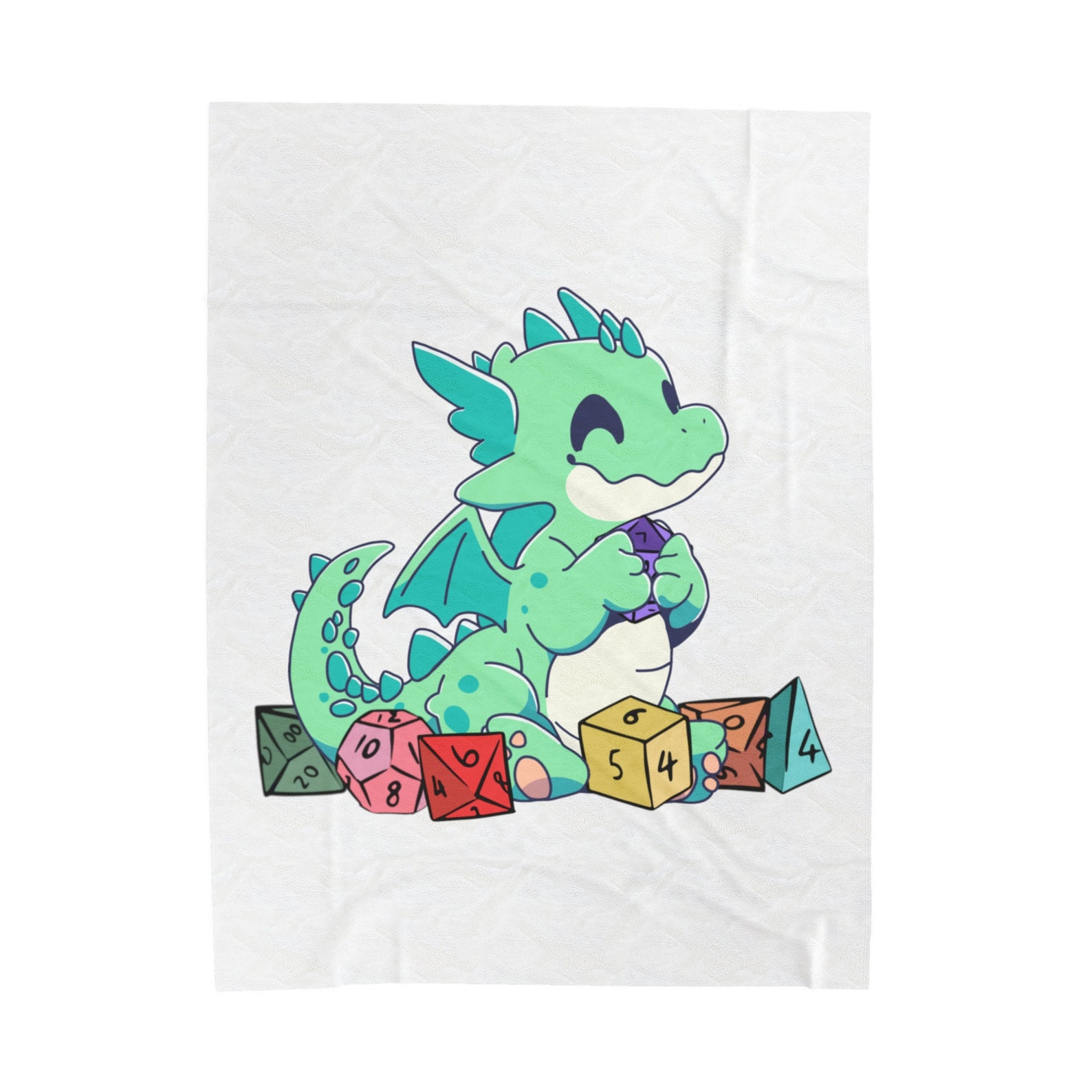 Dnd Baby Blanket Dragon Newborn Gift Custom Cute Shower Gift Newborn ...