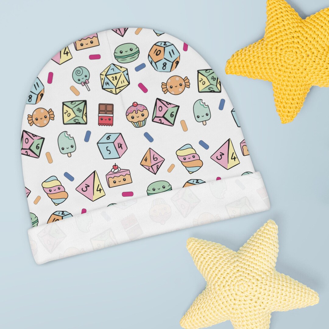 Dnd Baby Beanie | Fantasy Themed Baby Hat | Roleplay Game | Infant ...