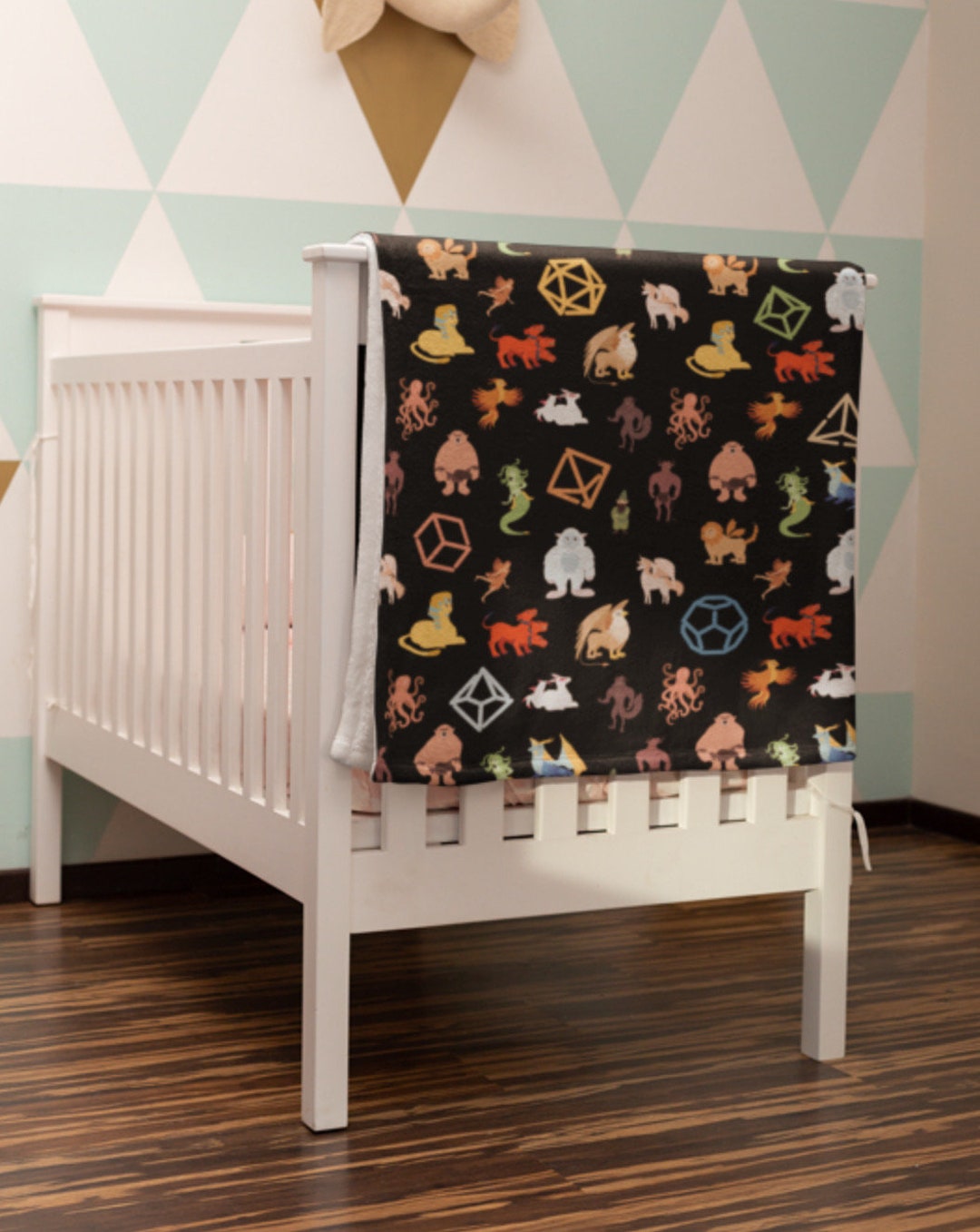 Dnd Baby Blanket | Mythical Creatures Baby Blanket | Fantasy Creatures ...