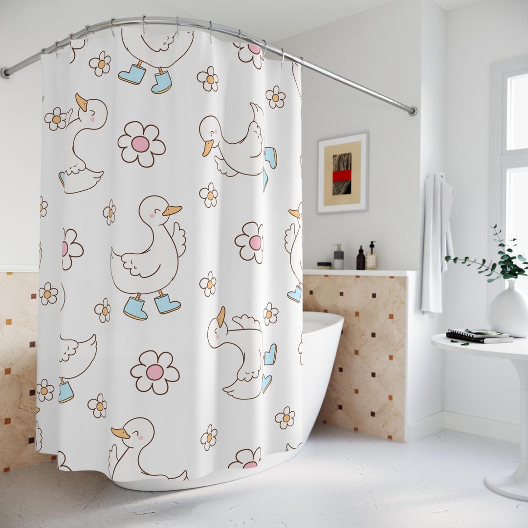 DND Shower Curtain: Whimsical RPG Bathroom Decor - Etsy