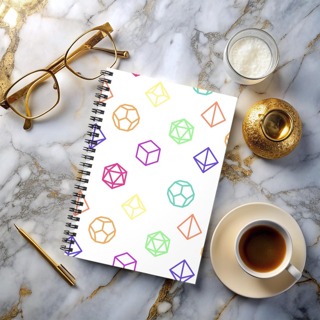 Dnd Spiral Notebook | RPG Campaign Journal | Gamer Gift - Etsy