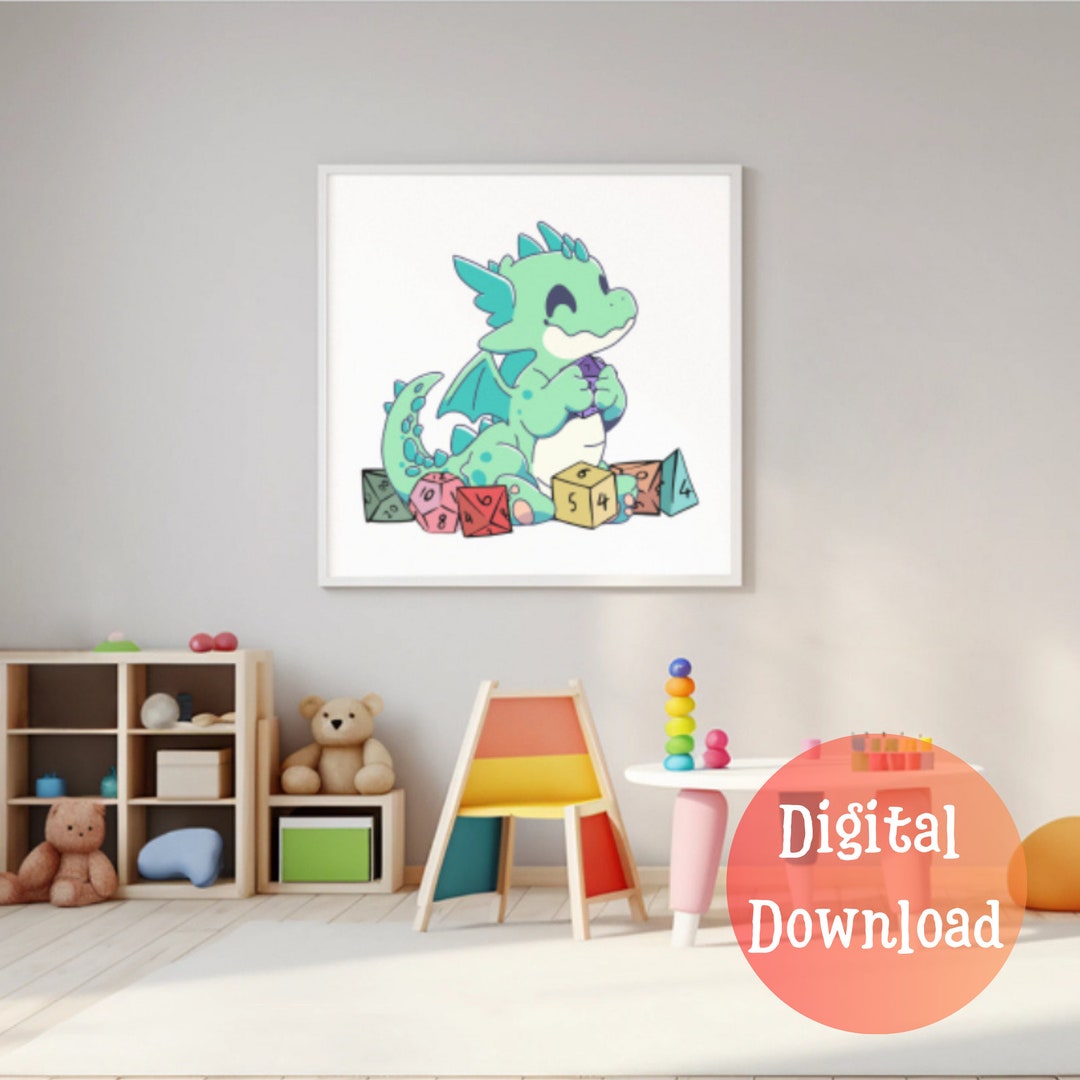 Dnd Digital Wall Art | Dnd Nursery Wall Art | Dnd Classroom Wall Art ...
