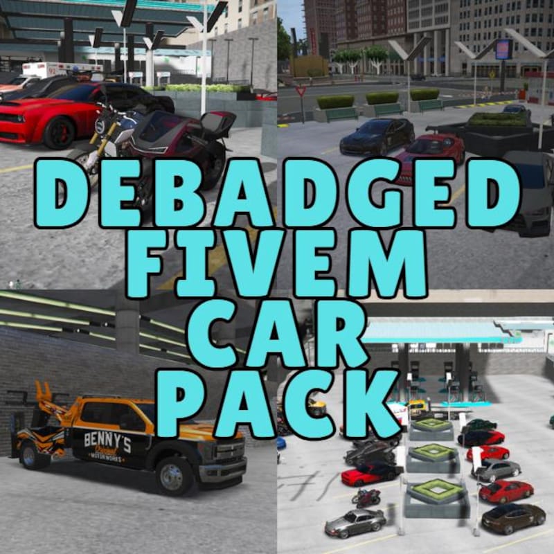 Debadged Fivem Car Packs - Etsy