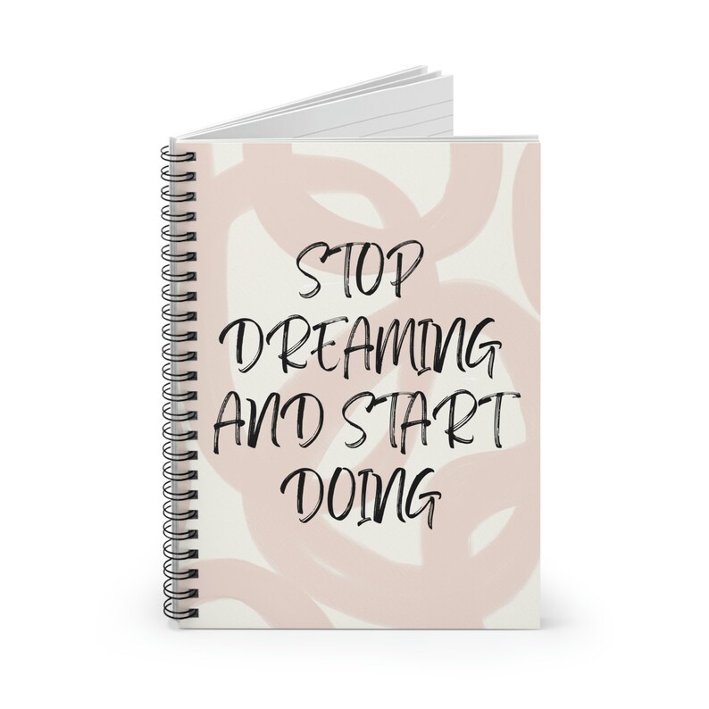Inspirational Book, Stop Dream and Start Doing. Positive Thoughts ...
