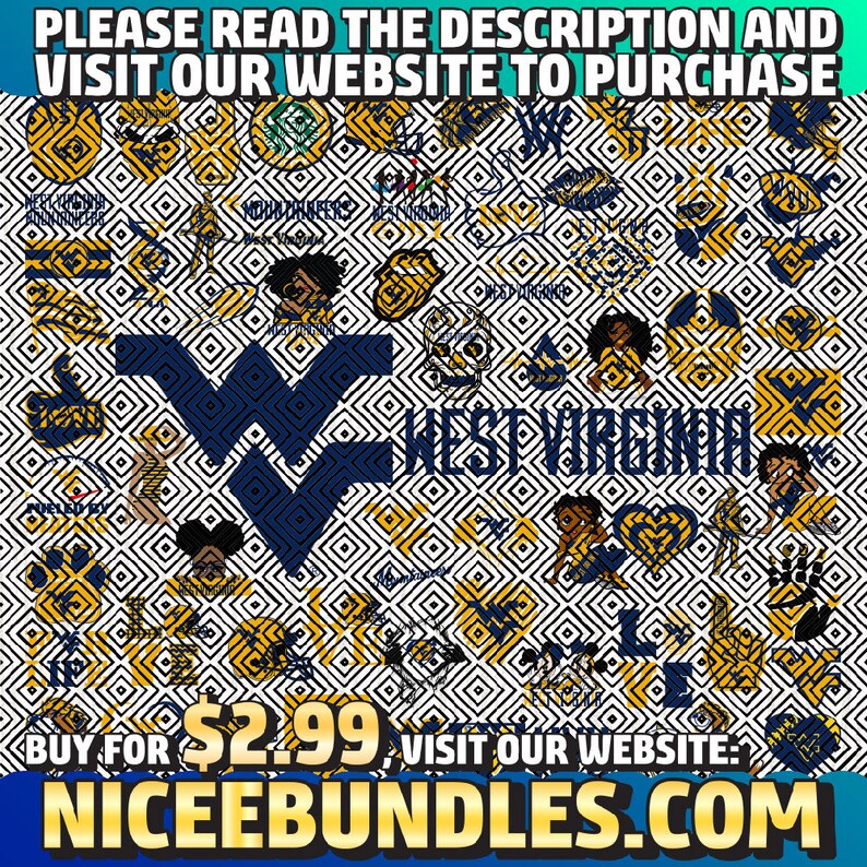 69 Files West-virginia-mountaineers Team Bundle Svg, West-virginia ...