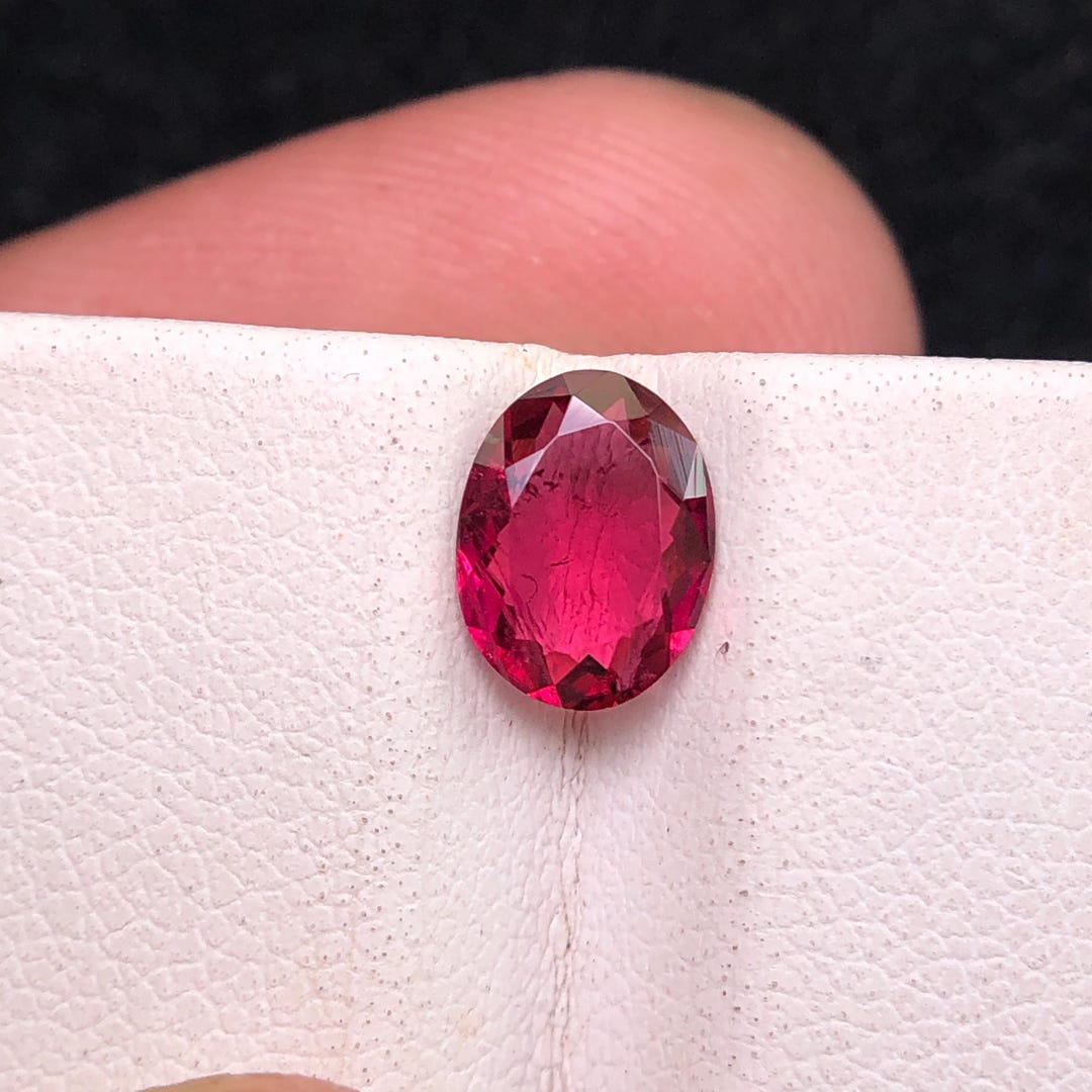 Premium Color Natural Rubellite Tourmaline Brilliant Oval Cut 1.00 ...