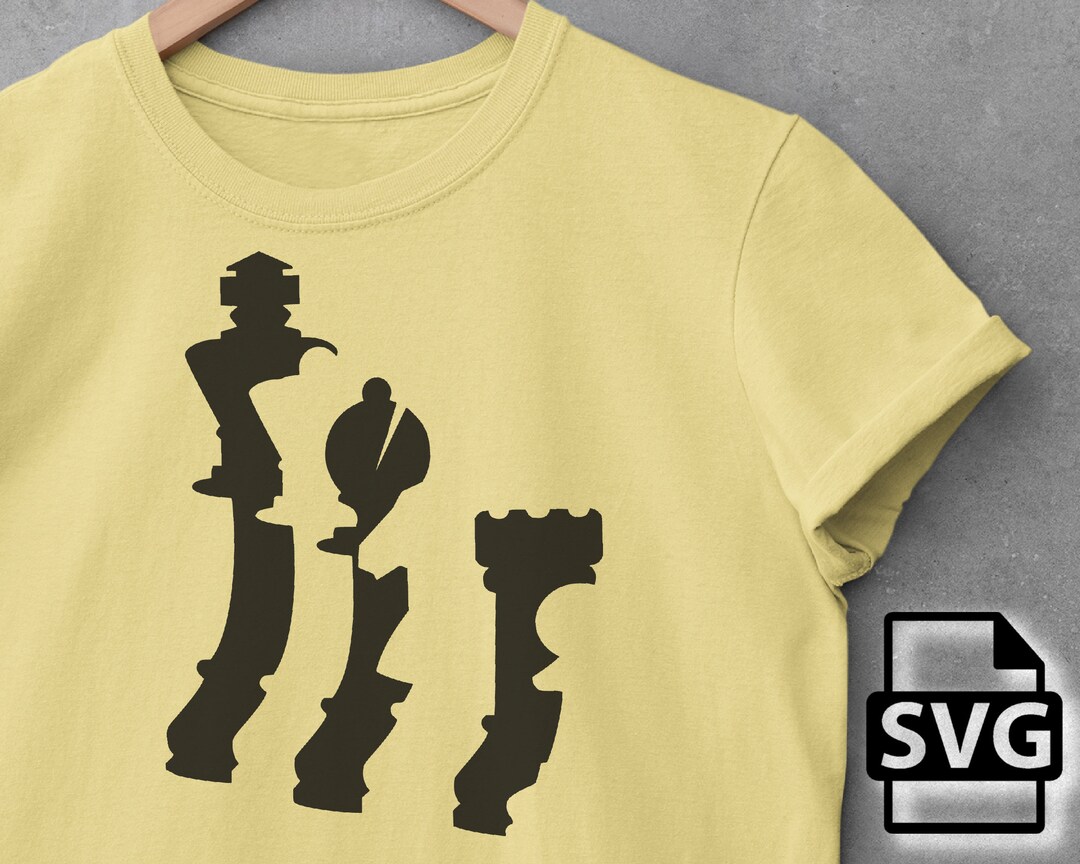 Queens Gambit Svg File, Chess Cricut Silhouette File, Cut Chess Svg ...