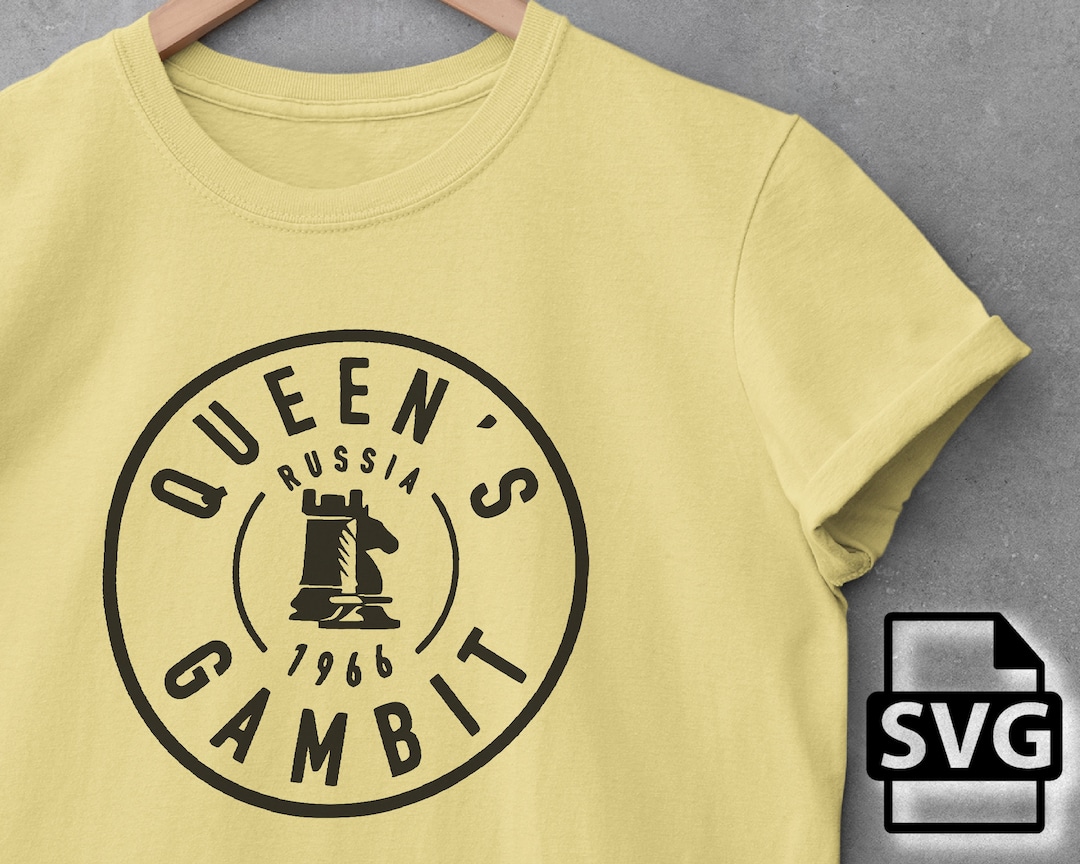 Queen's Gambit Svg, Cricut Cut File Queens Gambit Svg - Tshirt Design ...