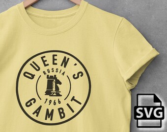 Queens Gambit Svg File Chess Cricut Silhouette File Cut | Etsy Australia