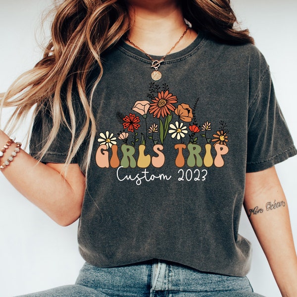 Personalised Girls Trip T Shirts - Etsy