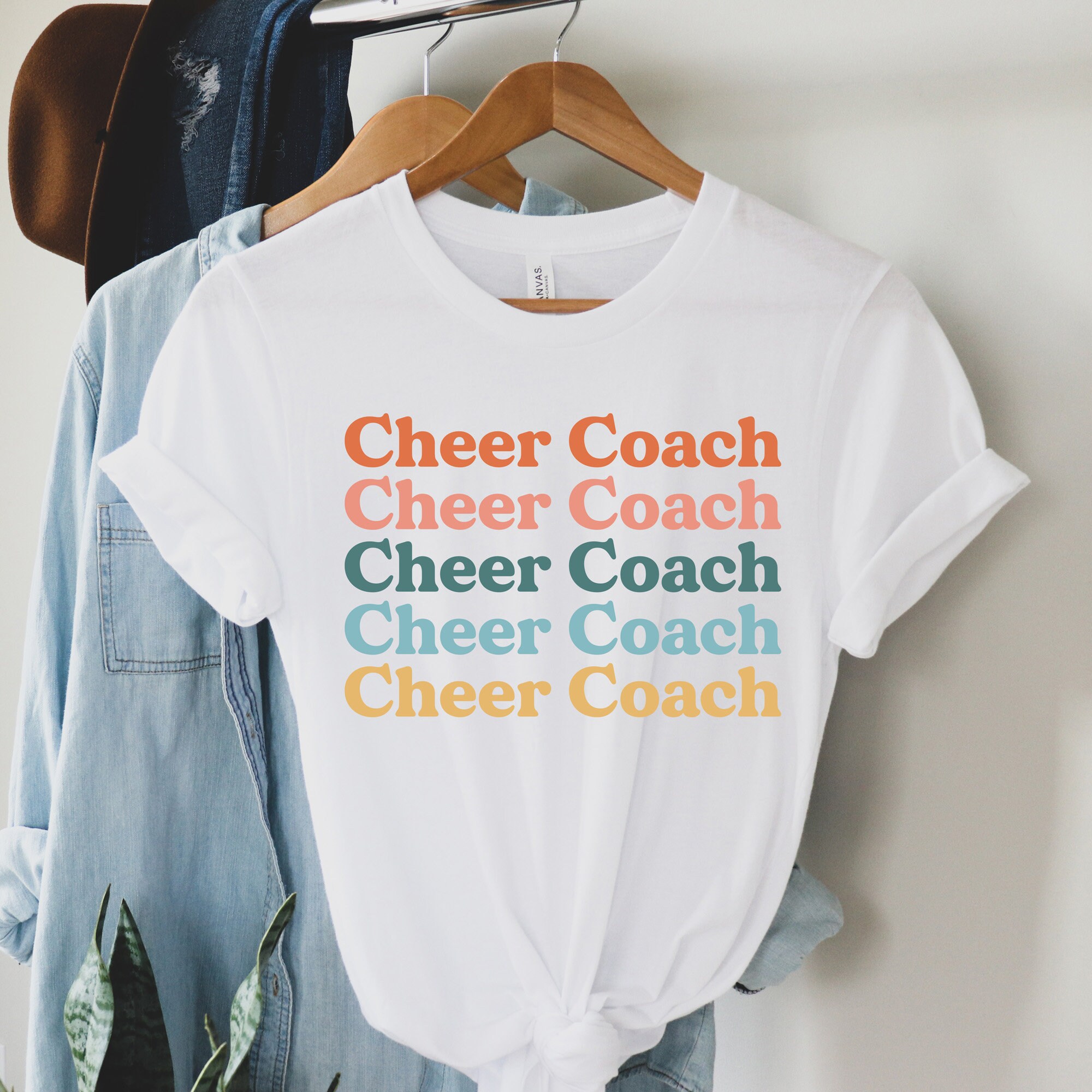 Retro Cheer Coach Shirt Cheer Coach T-shirt Cheer Coach - Etsy